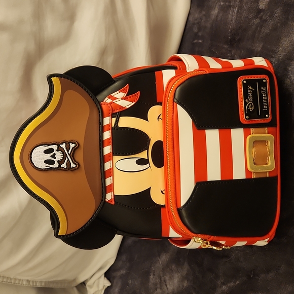Loungefly | Bags | Disney Exclusive Pirate Mickey Loungefly Backpack ...